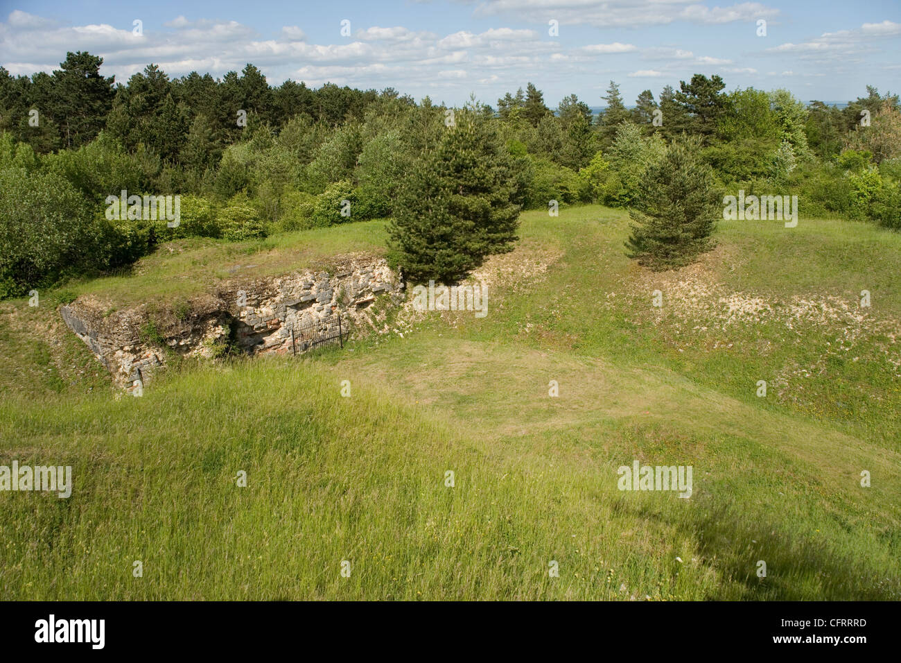 Fort de Vaux in Verdun scene of fierce fighting in the First World War ...