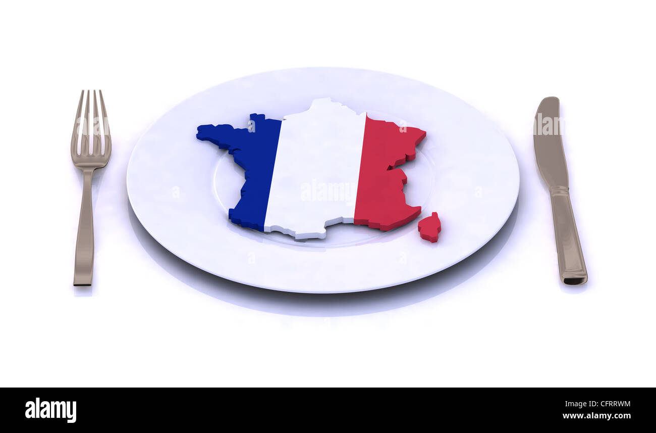 Map of french gastronomy hi-res stock photography and images - Alamy