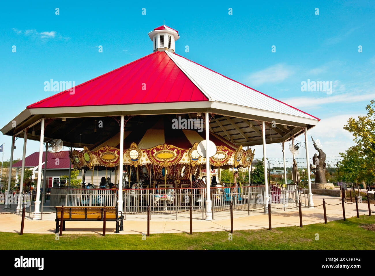 North America, USA, Texas, San Antonio, Carousel, Morgan's Wonderland ...