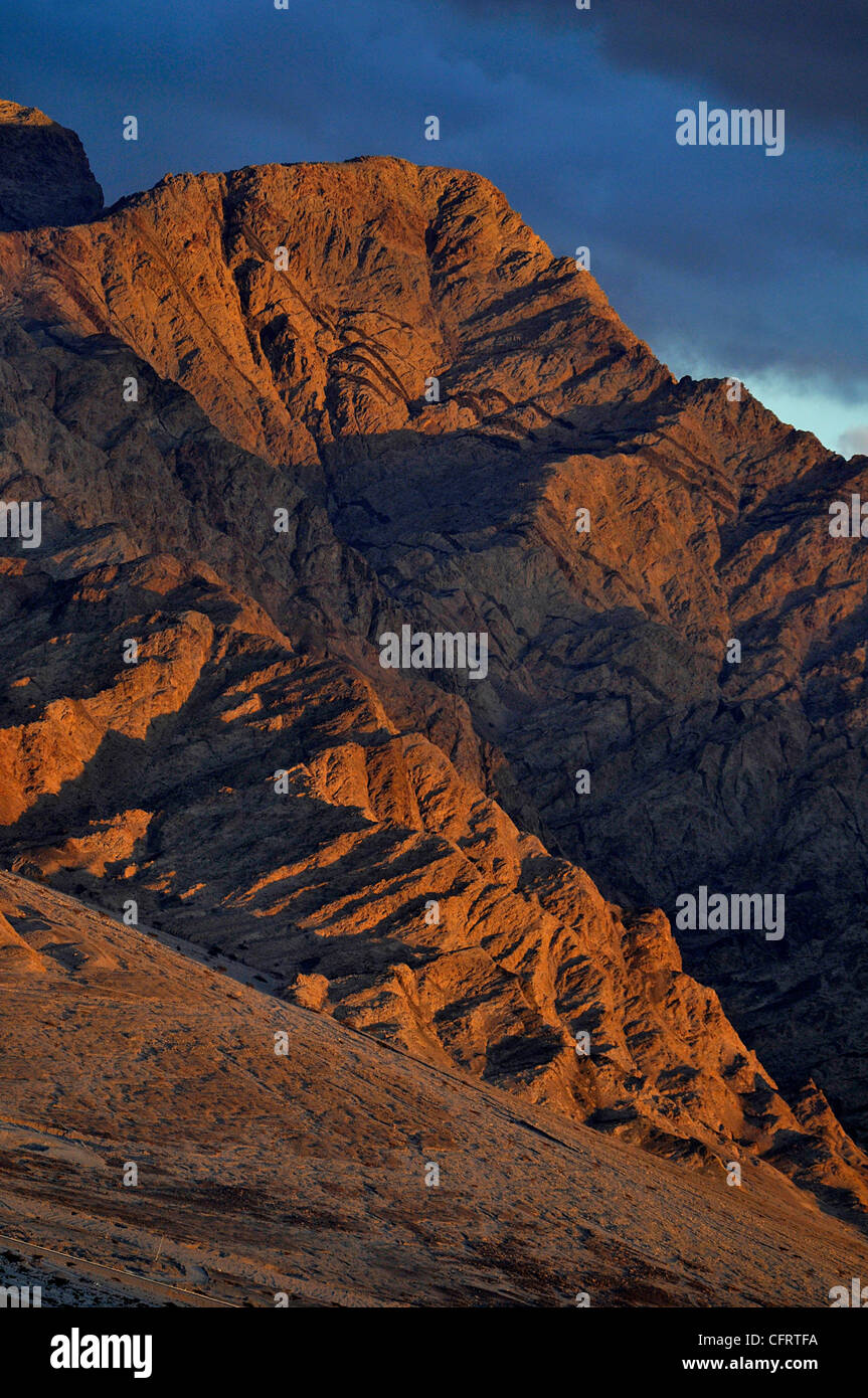 The mountains of Moab on the Arabah Valley Stock Photo - Alamy