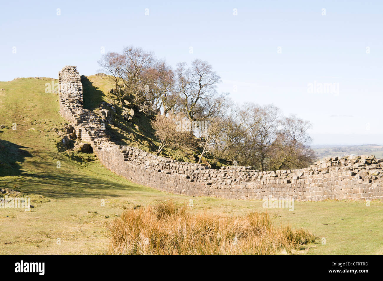 Hadrian's Wall - England Stock Photo - Alamy