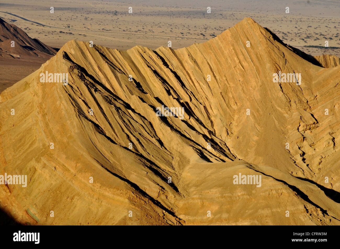 Southern Negev desert and Aravah Valley (wadi arabah) in the area of ...
