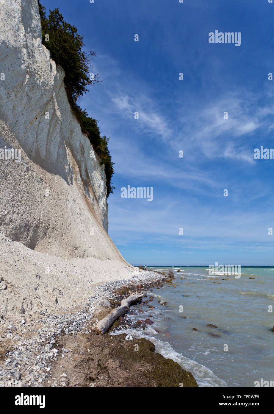 Chalk cliff on Rügen island on Baltic Sea, Germany Stock Photo - Alamy
