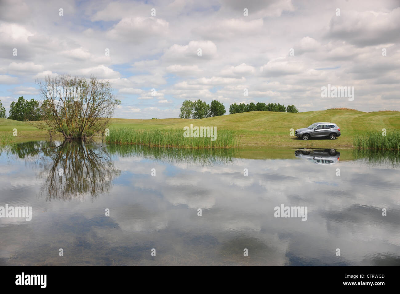 Car Run Off The Road High Resolution Stock Photography and Images - Alamy