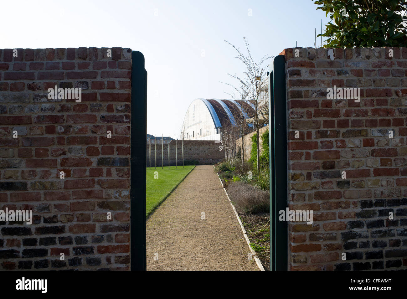 The Royal Opera House workshop building at Purfleet, Essex is viewed ...