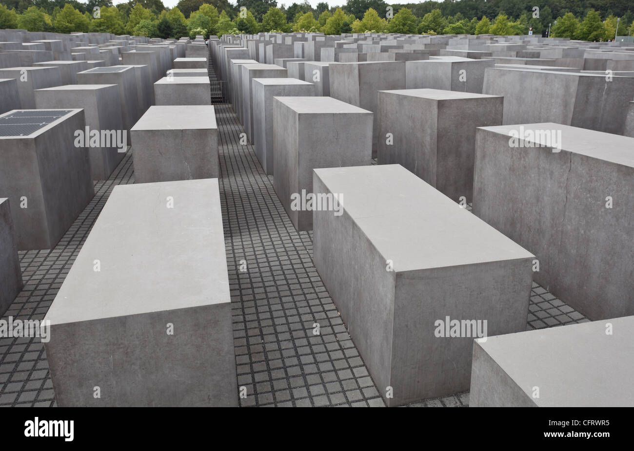 Famous touching landmark memorial in Berlin about the Holocaust Stock ...