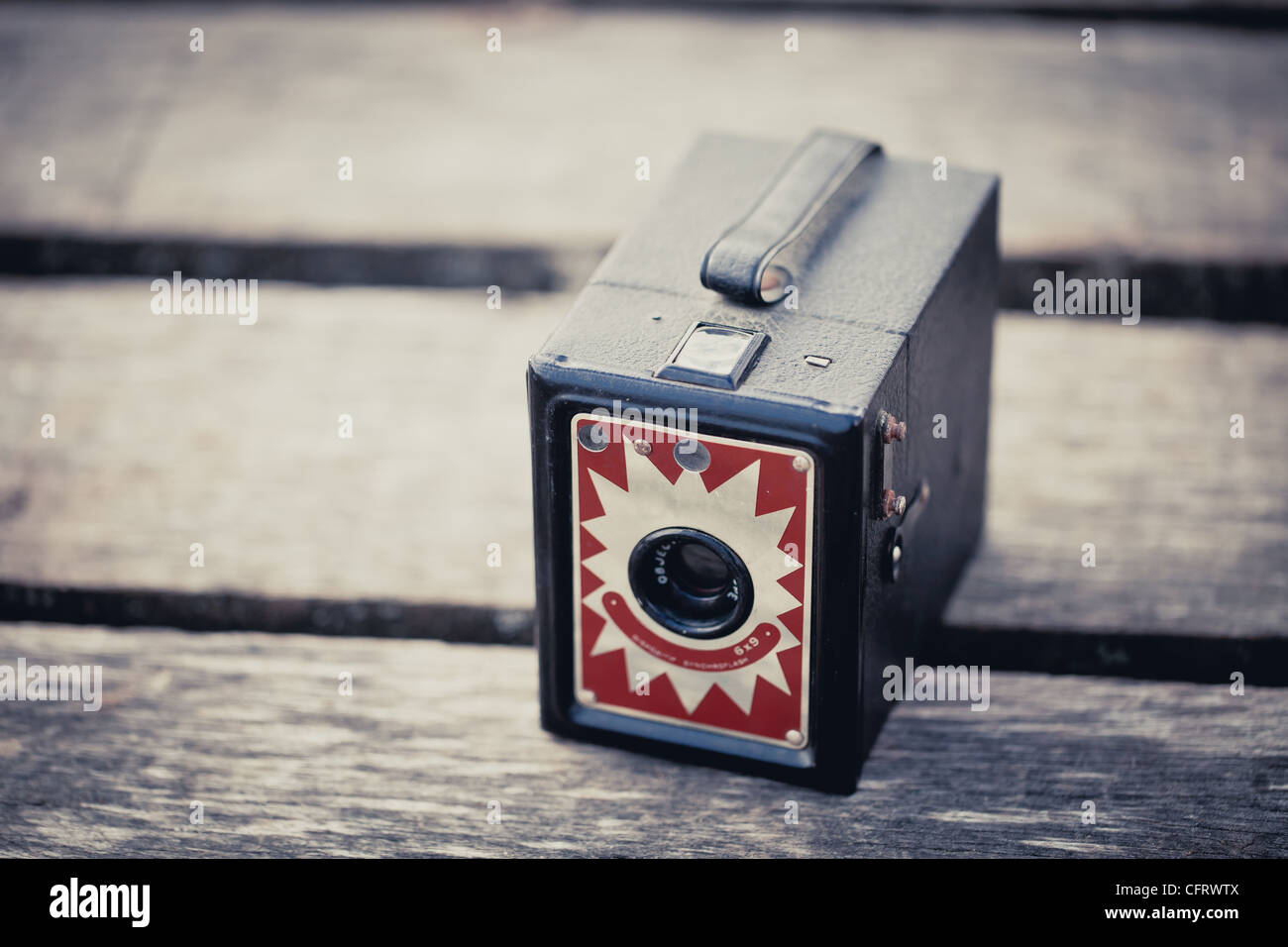 Beautiful old vintage Box Camera Stock Photo - Alamy