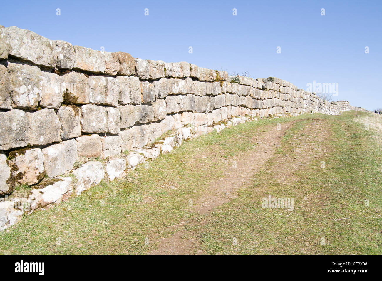 Hadrian's Wall - England Stock Photo - Alamy