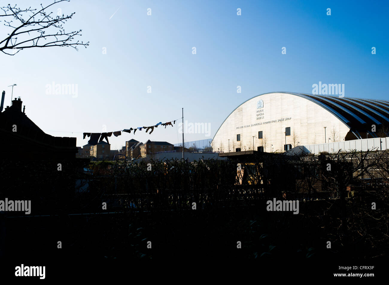 The set construction workshop for the Royal Opera House in Purfleet ...