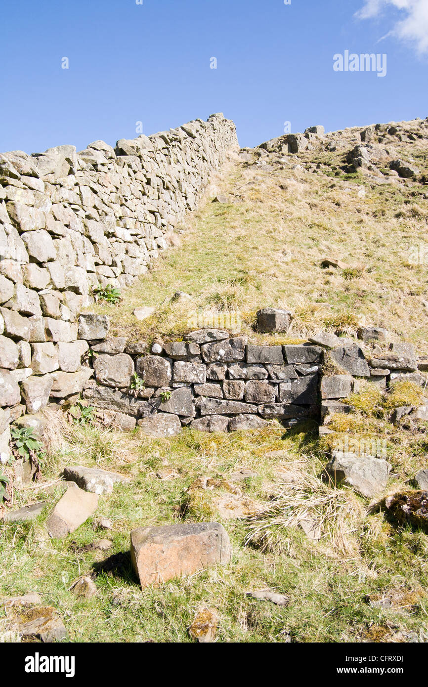 Hadrian's Wall - England Stock Photo - Alamy