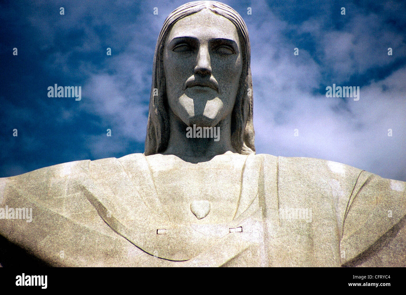 Christ Statue, Rio de Janeiro. December 5, 1995 Stock Photo - Alamy