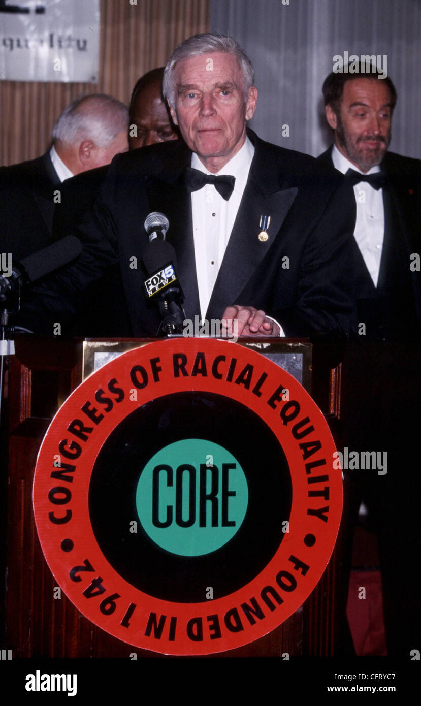 Jan 15, 2001; New York, New York, USA; Actor& Honoree CHARLTON HESTON ...