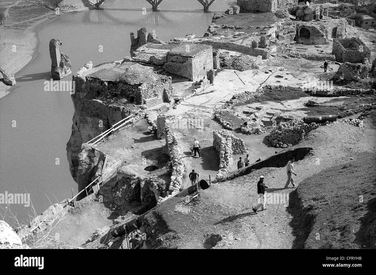 Archeologists are excavating the old palaces on the hilltop near ...