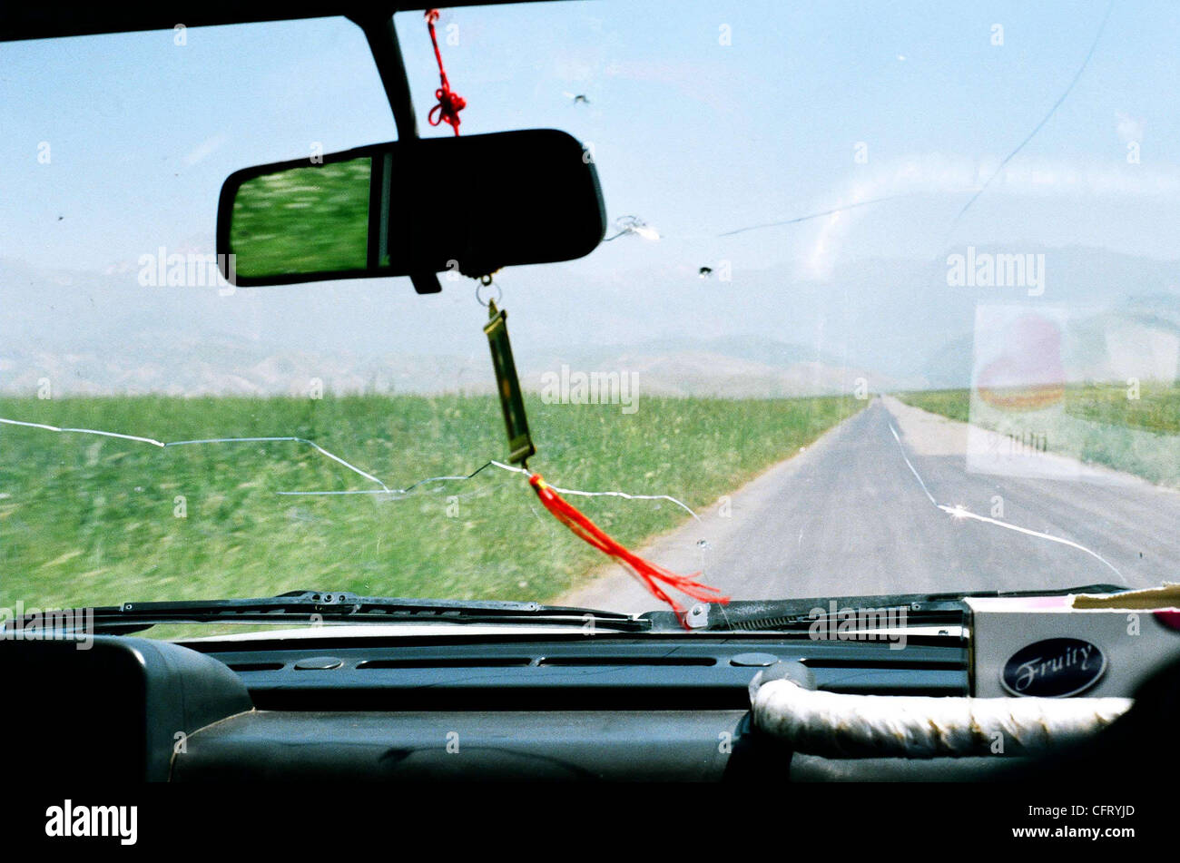 The road to Qandil mountain, the area of Kurdish northern Iraq ...