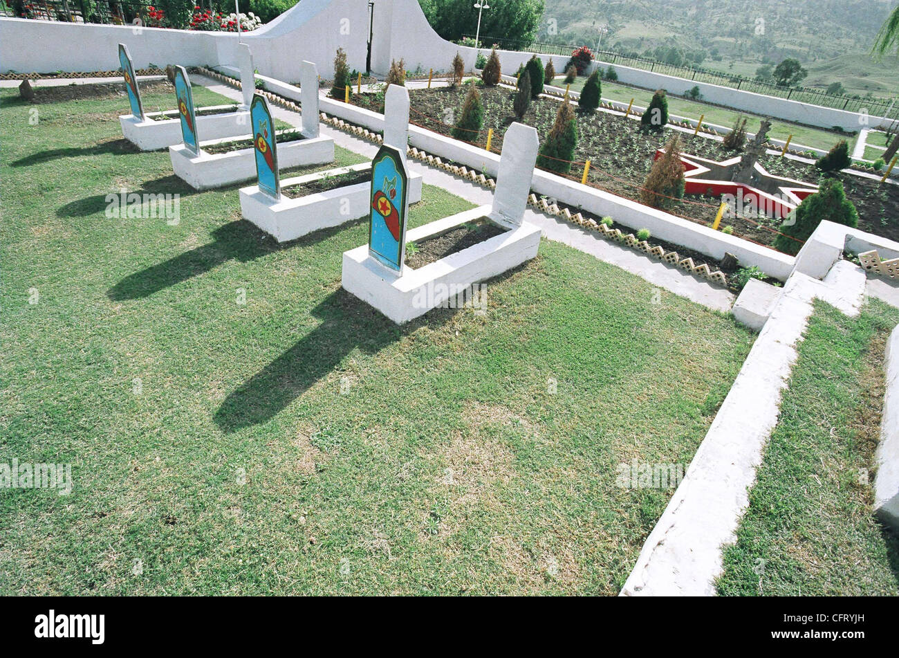 The Kurdish guerilla organization, the PKK, maintains a cemetary for ...
