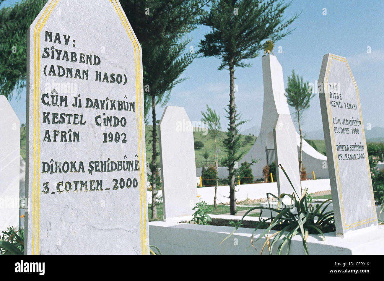 The Kurdish guerilla organization, the PKK, maintains a cemetary for ...