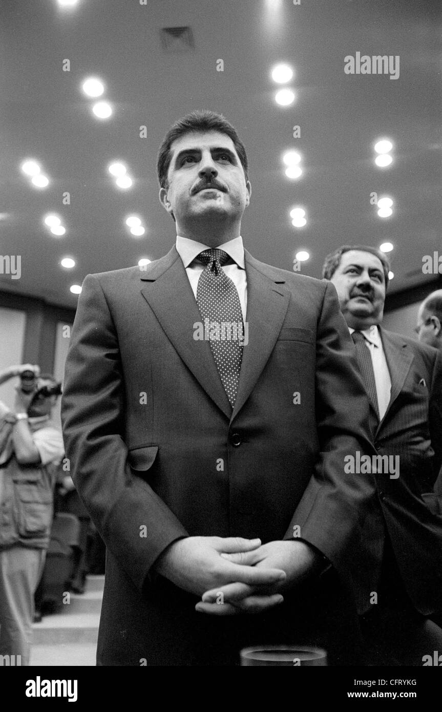 Jun 09, 2006; Erbil, IRAQ; Nechervan Idris Barzani (40), prime minister ...