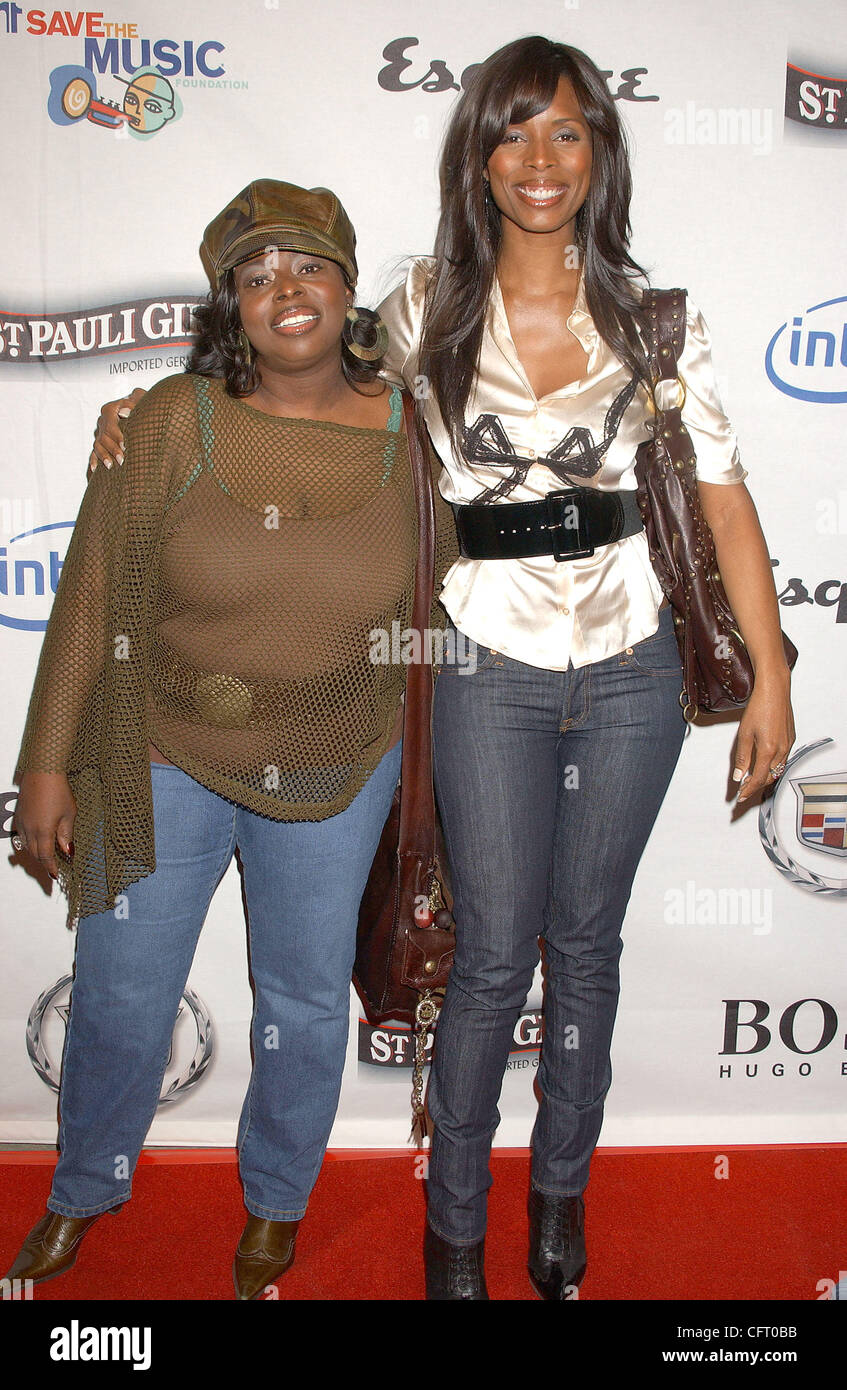 Dec 01, 2006; Beverly Hills, USA; Singer ANGIE STONE and Actress TASHA ...