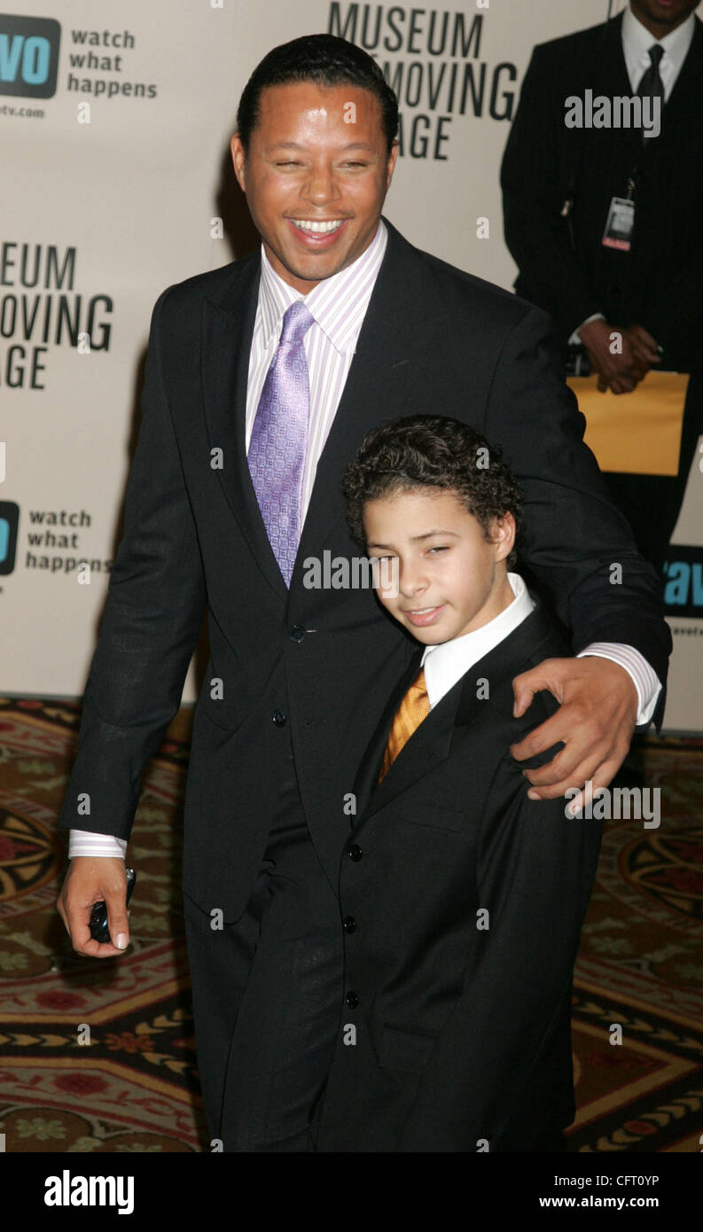Dec 03, 2006; New York, NY, USA; Actor TERRENCE HOWARD and SON at the ...
