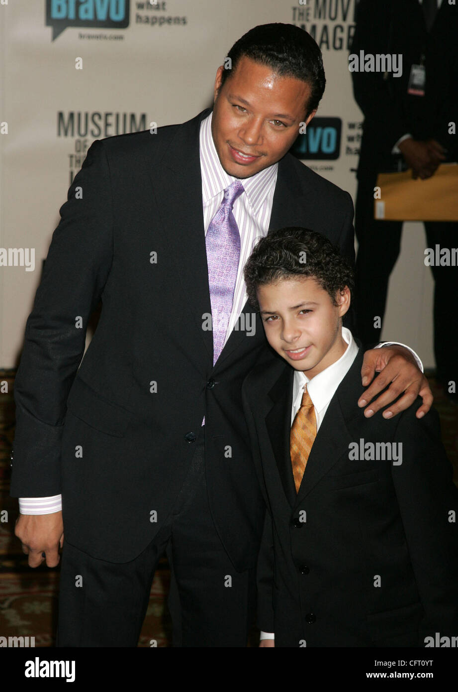 Dec 03, 2006; New York, NY, USA; Actor TERRENCE HOWARD and SON at the ...