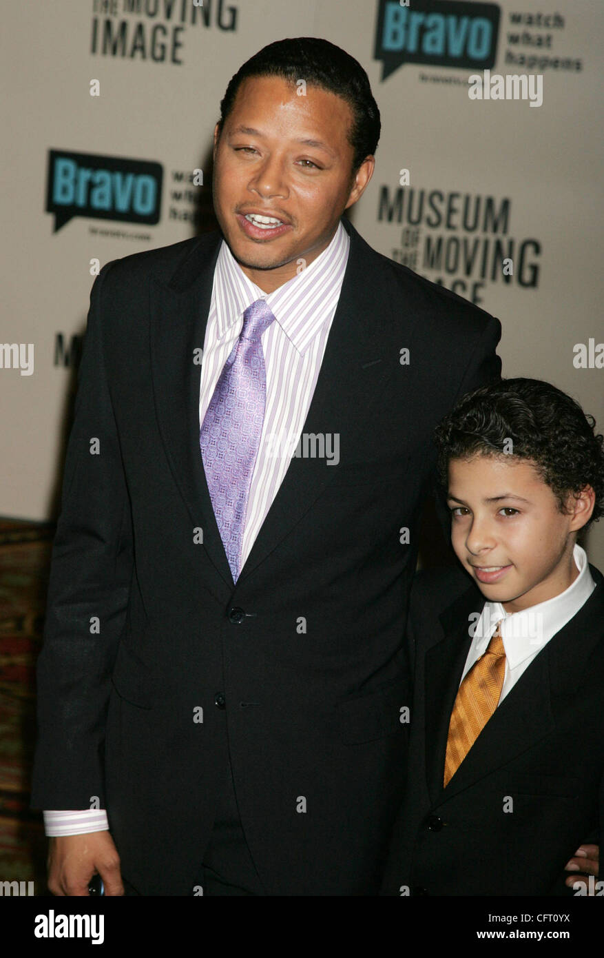 Dec 03, 2006; New York, NY, USA; Actor TERRENCE HOWARD and SON at the ...
