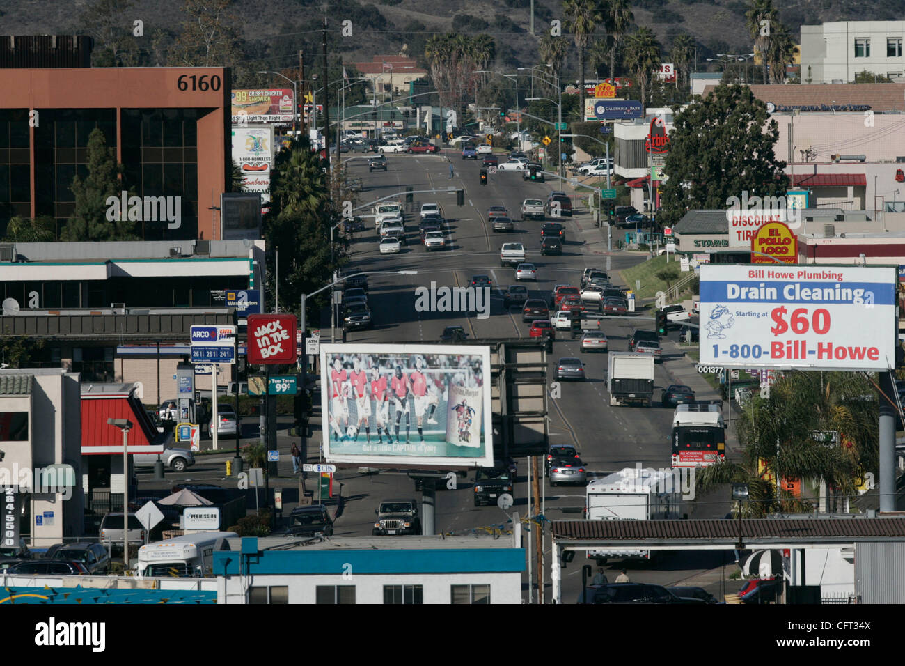 December 5, 2006 , San Diego,-The section of Mission Gorge Road through ...
