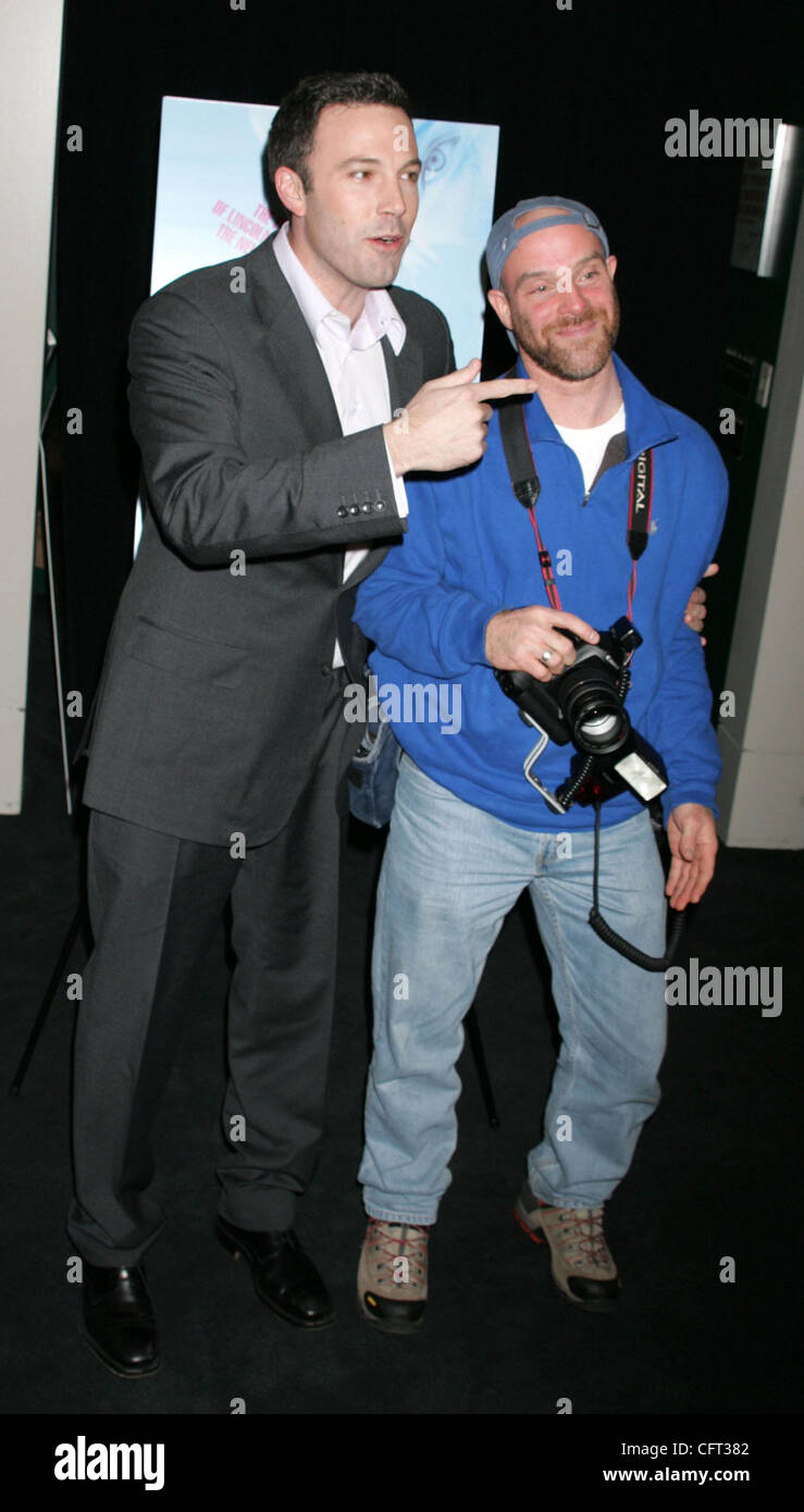 Dec 06, 2006; New York, NY, USA; Actor BEN AFFLECK poses for photos ...