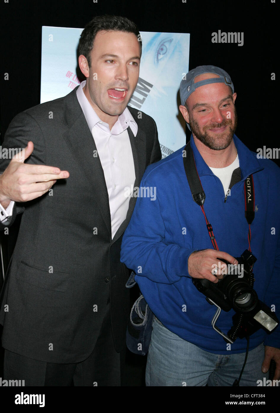 Dec 06, 2006; New York, NY, USA; Actor BEN AFFLECK poses for photos ...