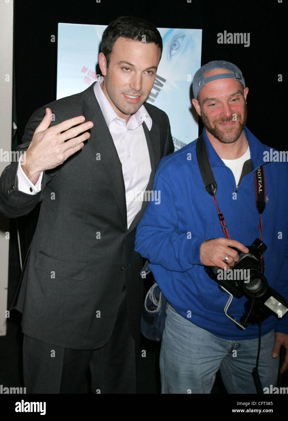 Dec 06, 2006; New York, NY, USA; Actor BEN AFFLECK poses for photos ...