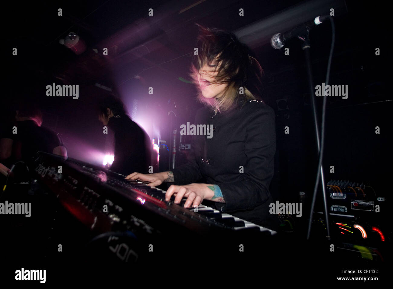 Shiny Toy Guns Play a free show at El Corazon in Seattle,WA. carah faye ...
