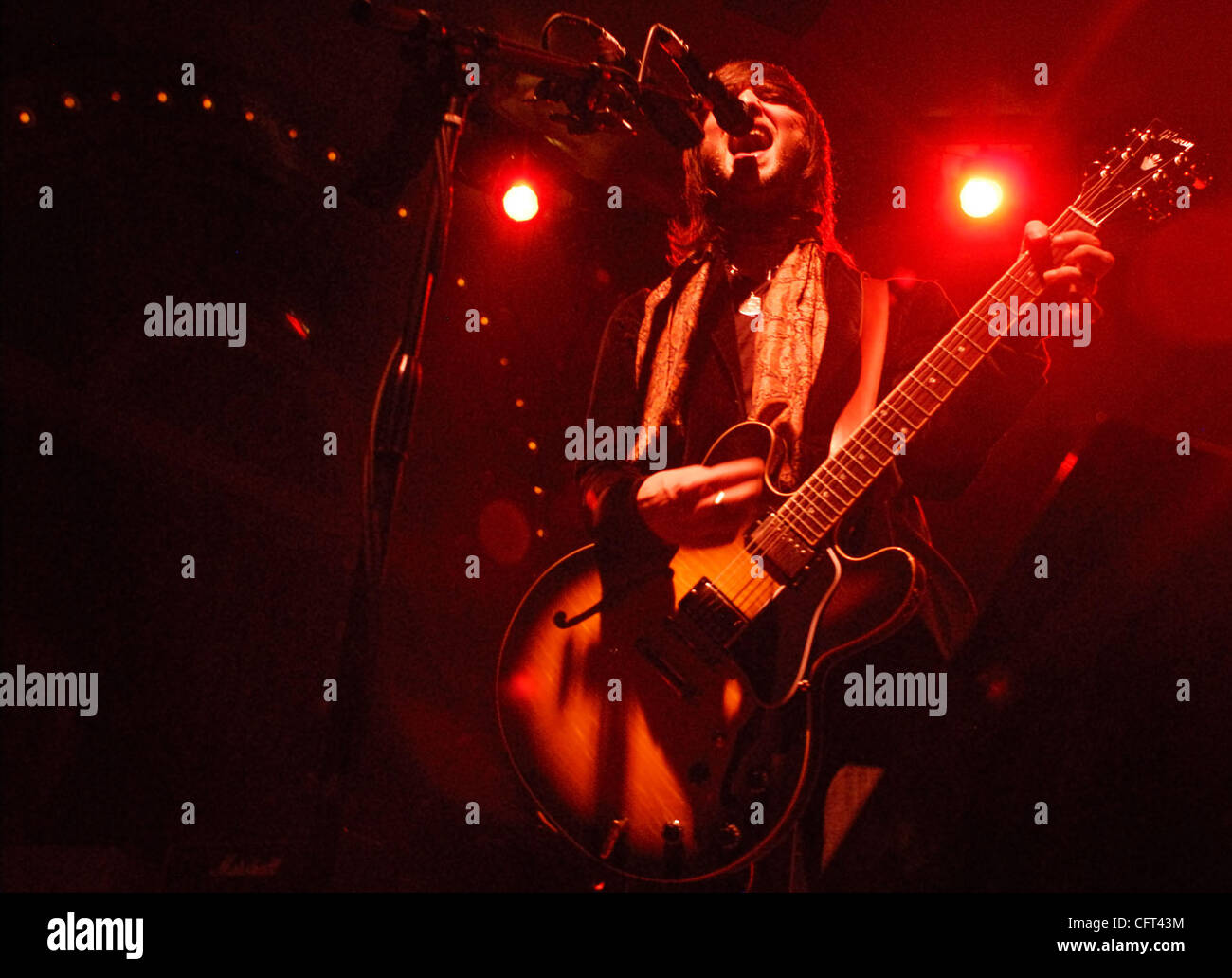 Nic Cester singer for Jet at the Crystal Ballroom in Portland, Ore ...