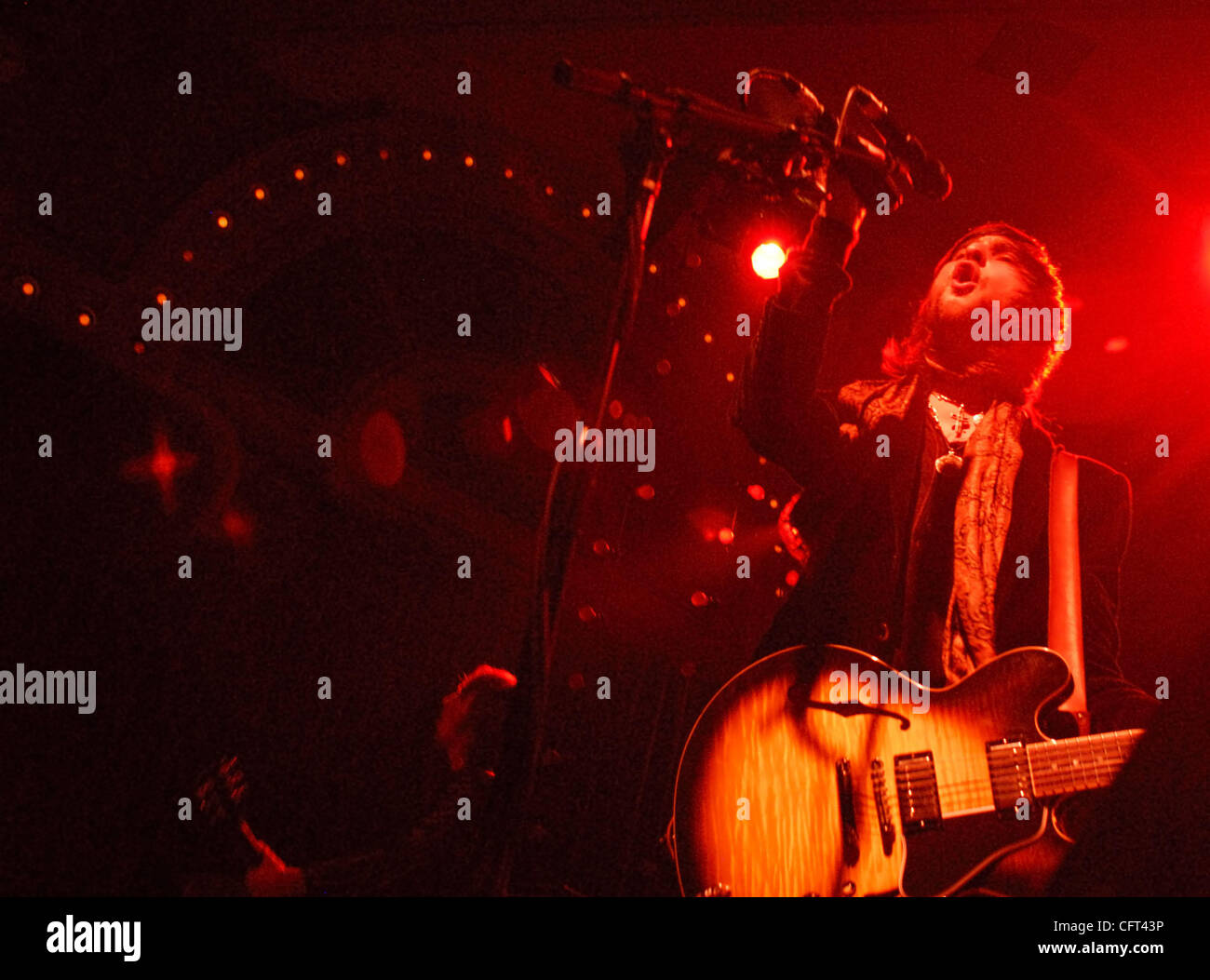 Nic Cester singer for Jet at the Crystal Ballroom in Portland, Ore ...