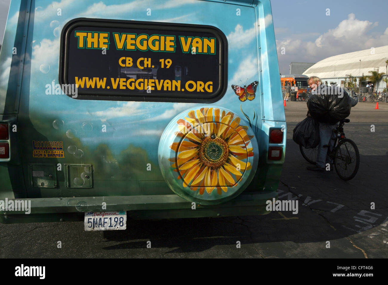 Dec 09, 2006; Santa Monica, CA, USA; The Veggie Van which runs off of ...