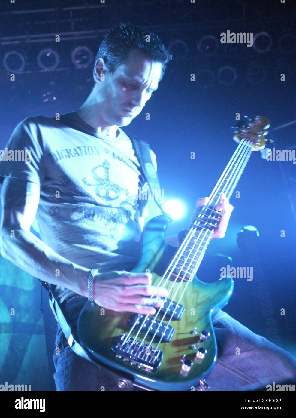 Dec. 10, 2006; Myrtle Beach, SC USA; Bass Guitarist JOHNNY APRIL of the ...