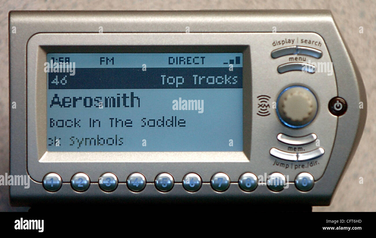 An XM satellite radio photographed Tuesday, Dec. 12, 2006, at "The Best ...