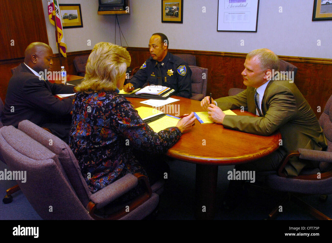 FILE--Richmond police captains Cleveland Brown, left, and Eugene ...