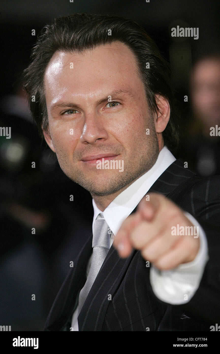 © 2006 Jerome Ware/Zuma Press Actor CHRISTIAN SLATER during arrivals at ...