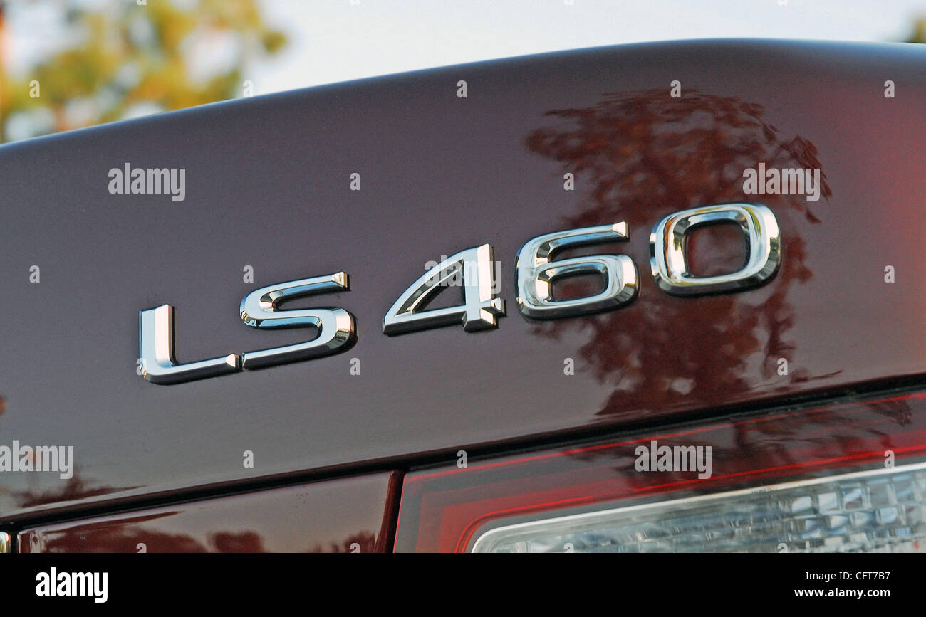 2007 Lexus LS460 rear badge Stock Photo - Alamy
