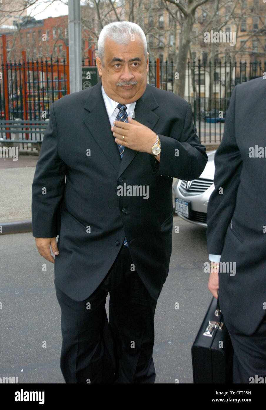New York State Senator Efrain Gonzalez, Jr. arrives to Manhattan ...