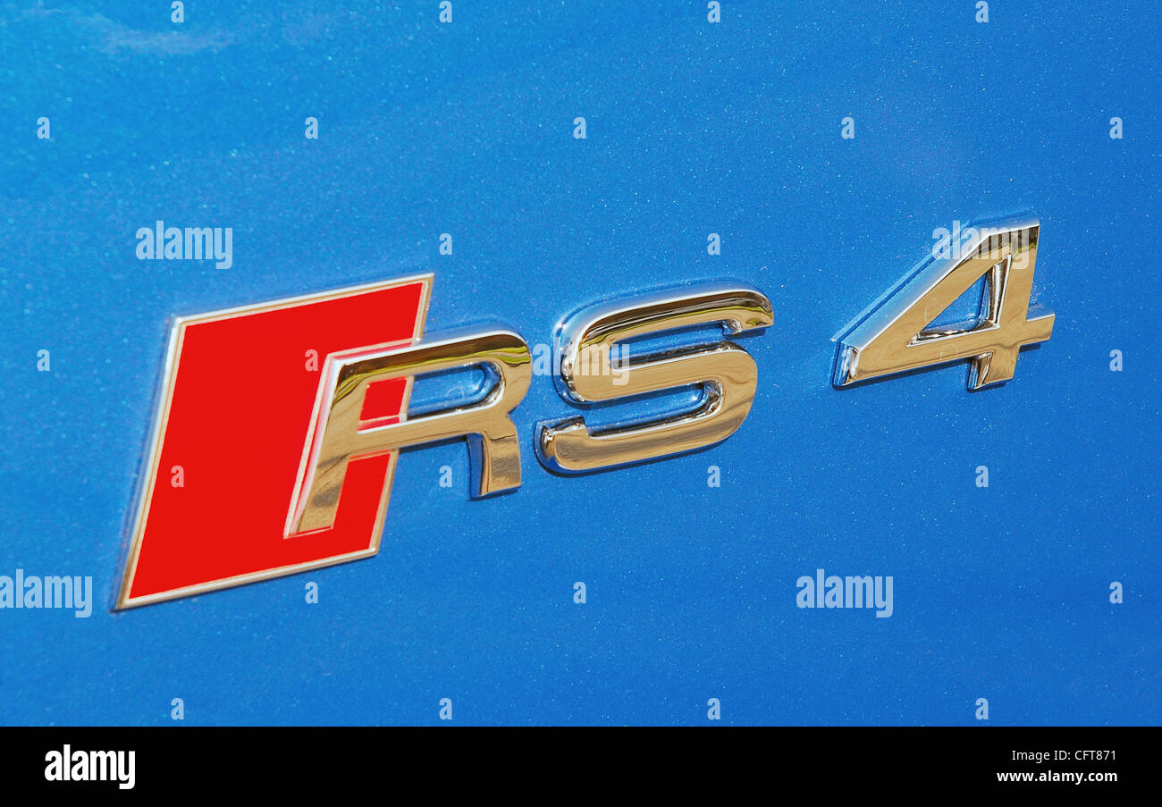 Audi rs4 badge hi-res stock photography and images - Alamy