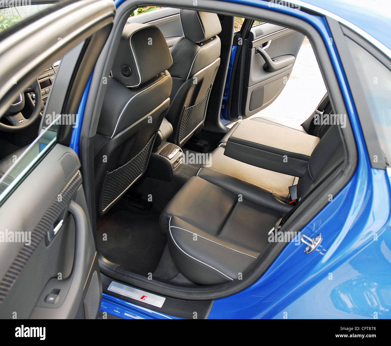 Rear Seats 2007 Audi RS4 Stock Photo - Alamy