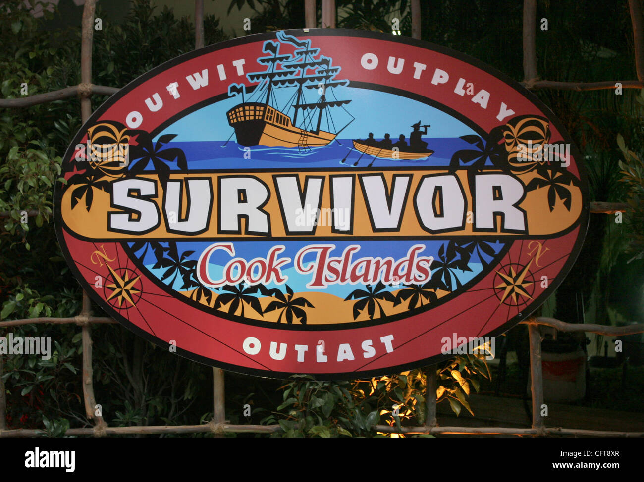 Dec 17, 2006; Los Angeles, CA, USA; Atmosphere sign at the 'Survivor ...