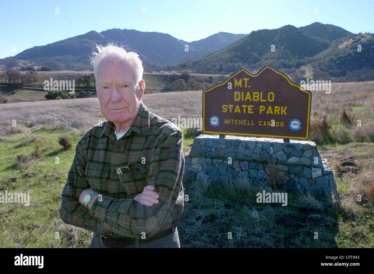 Art Bonwell, founder of Save Mount Diablo on Monday, Dec. 18, 2006, in ...
