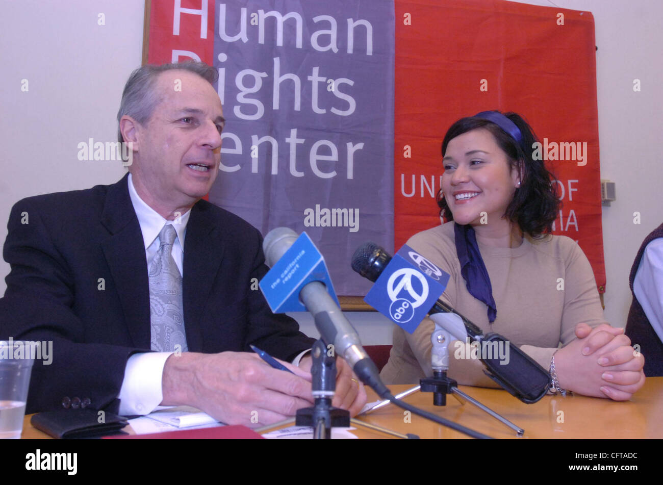 Dr. Charles Brenner, a forensic mathmatician speaks while Angela ...