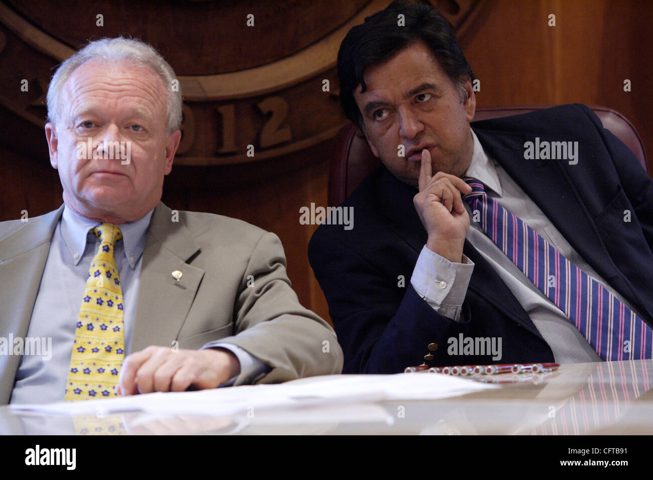 New Mexico Environment Department Secretary Ron Curry (left) and New ...