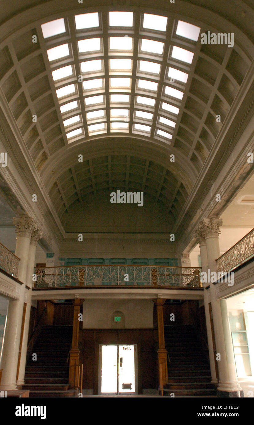 The Carnegie Building's interior stands intact after the building was ...