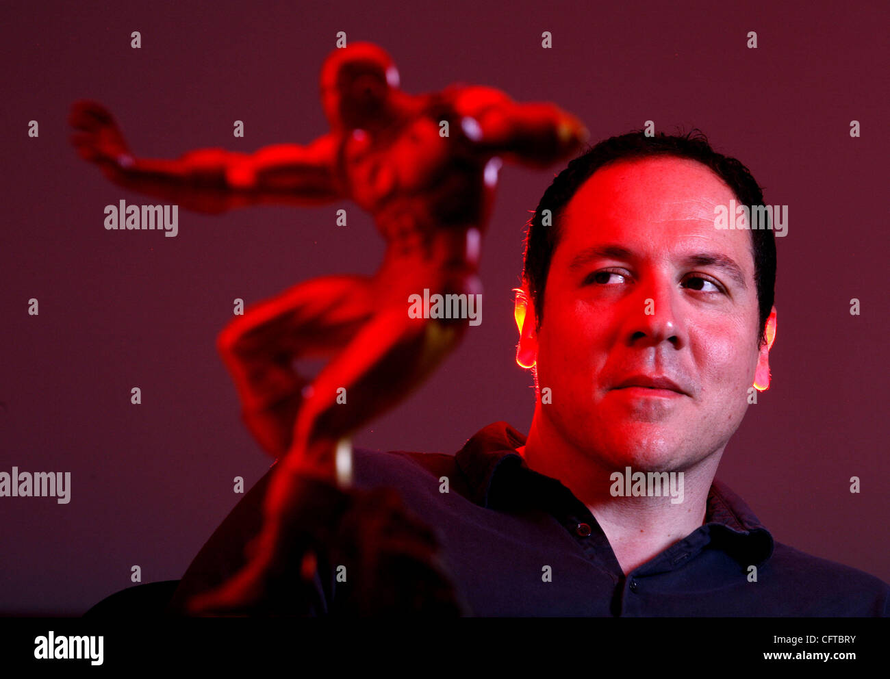 Director Jon Favreau is photographed at his office in Los Angeles ...