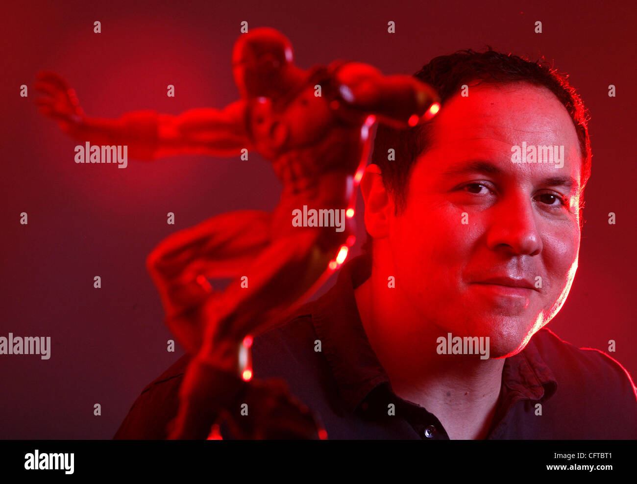 Director Jon Favreau is photographed at his office in Los Angeles ...