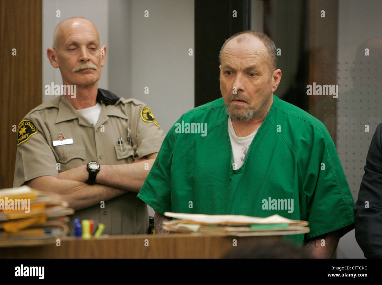 May 5, 2006, Pitzer, California, USA EDWARD WILLIAM PITZER listens ...