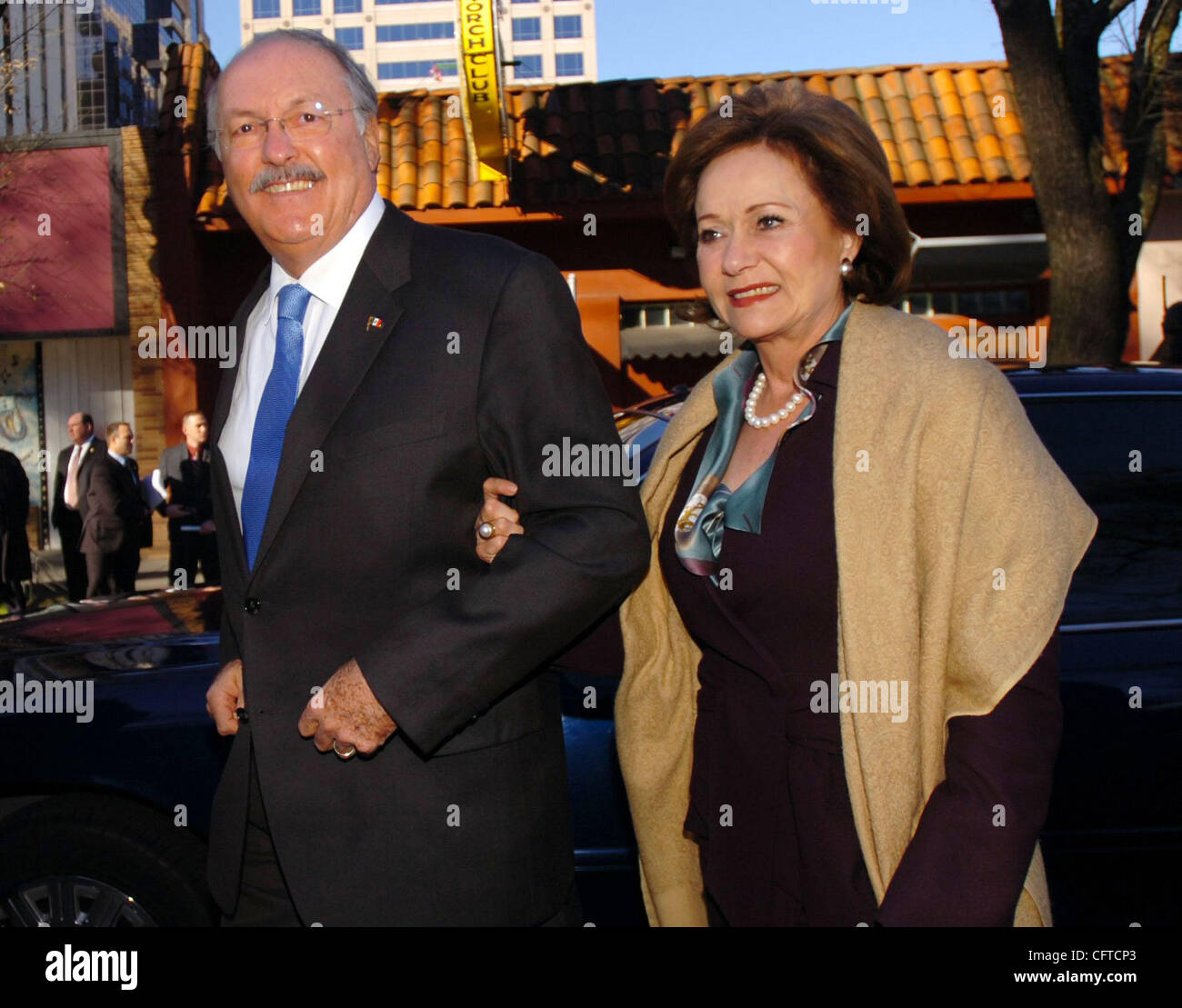 Baja California Governor Eugenio Elorduy Walther And His Wife Mara